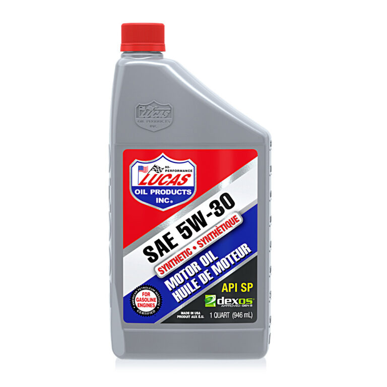 Lucas Synthetic SAE 5W-30 Api Sn Plus/Dexos Motor Oil, 1 Quart/946 mL ...
